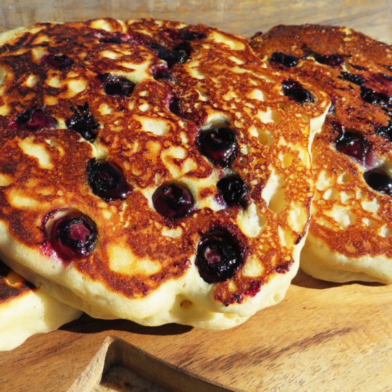 Foodstyle Uncorked | Blueberry Pancakes