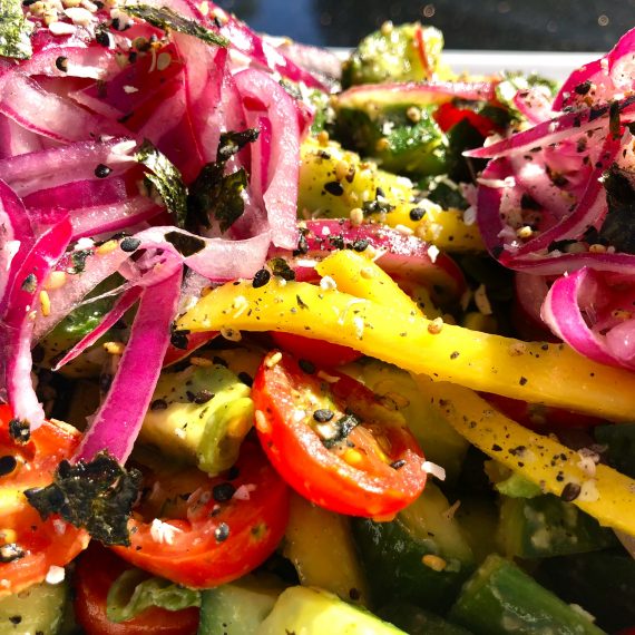 Foodstyle Uncorked | Pacific Rim Cucumber Tomato Salad